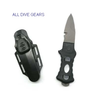 Outdoor Survival Fishing Knives Titanium Coating Scuba Knife