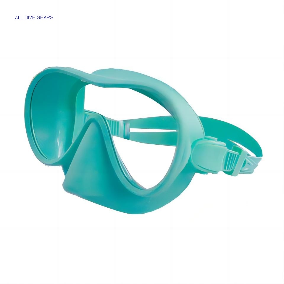 Adult Frameless Scuba Diving Mask - Soft Silicone Skirt, Perfect Sealing